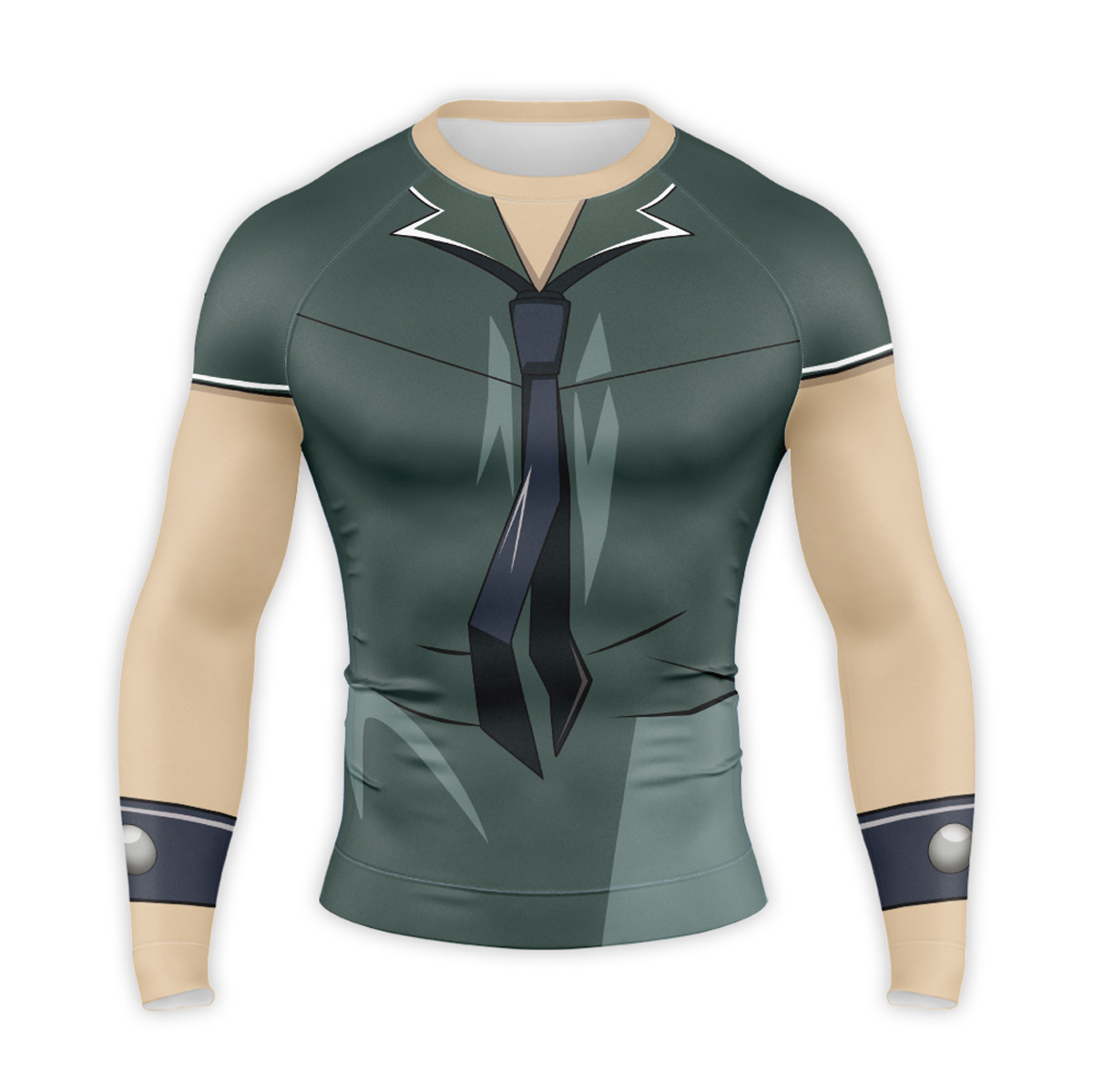 Duel Links Yuto Green Uniform Long Sleeve Compression Shirt ...