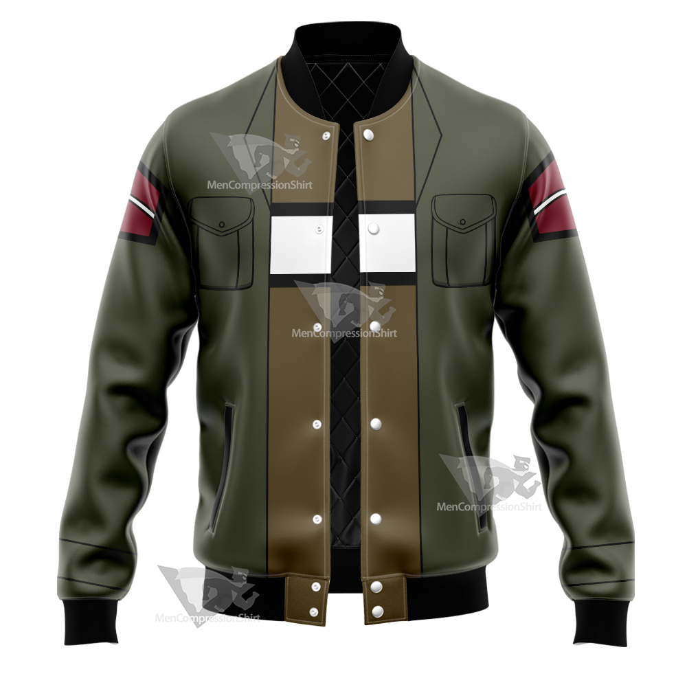 Generator Rex Noah Green Cosplay Varsity Jacket – MensCompressionShirt