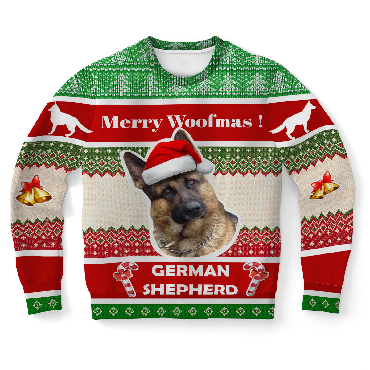 German Shepherd Dog Mcs Christmas Sweater – MensCompressionShirt