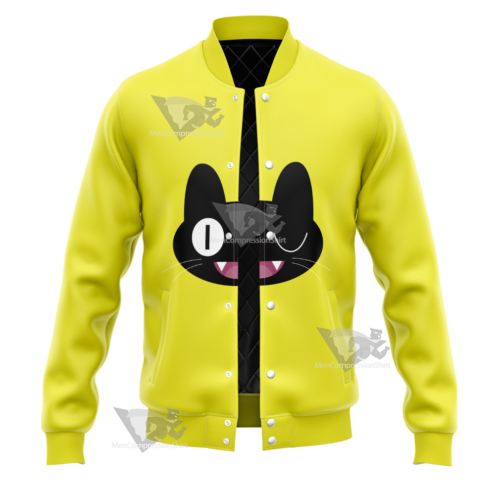 Glitch Techs Miko Kubota Cat Cosplay Varsity Jacket – MensCompressionShirt