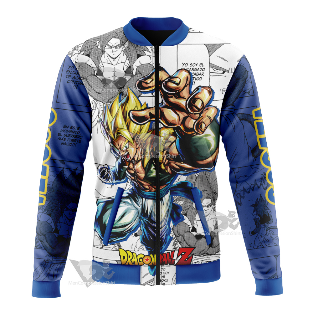 Gogeta Dragon Ball Bomber Jacket – MensCompressionShirt