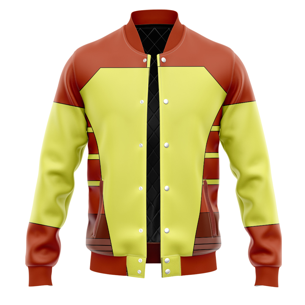 Powerful Hero Varsity Jacket – MensCompressionShirt