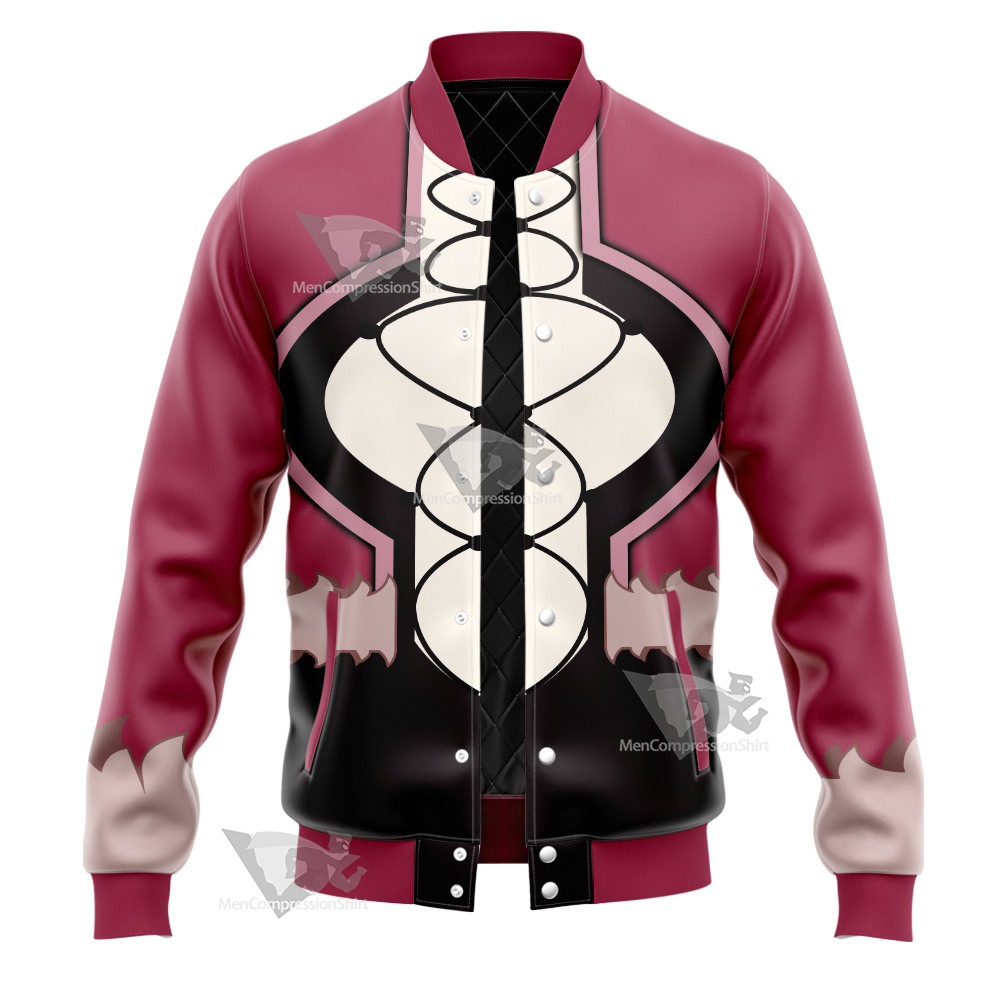 Kof The King Of Fighters Shermie Varsity Jacket – MensCompressionShirt