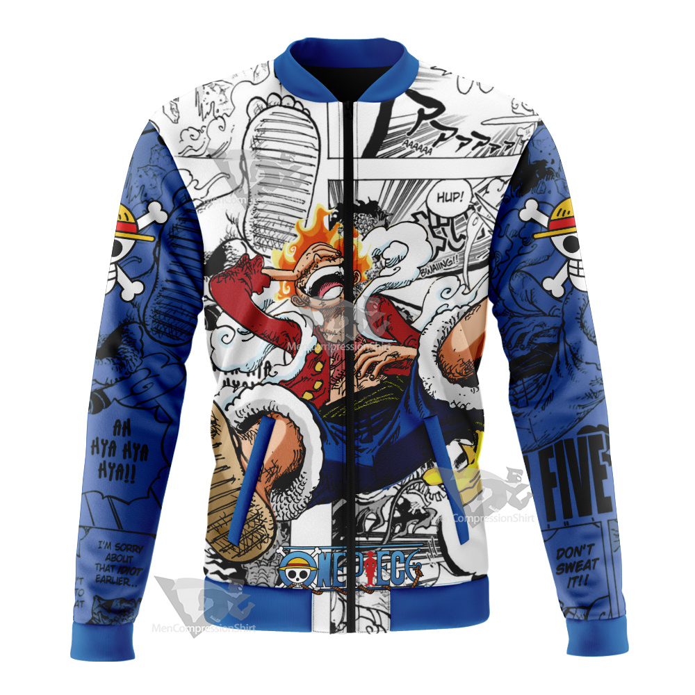 Luffy Gear One Piece Bomber Jacket – MensCompressionShirt