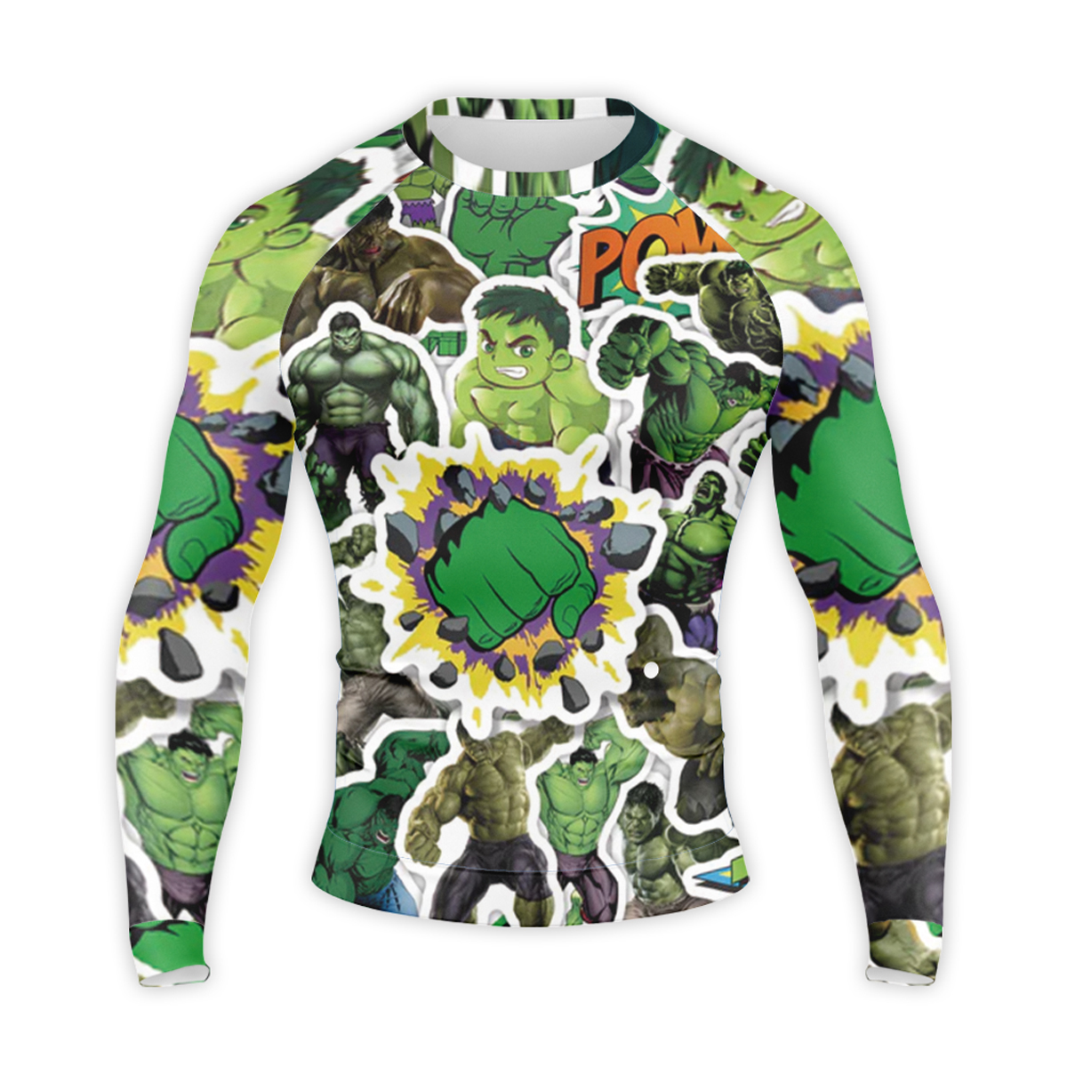 Marvel Hulk Cute Long Sleeve Compression Shirt – MensCompressionShirt
