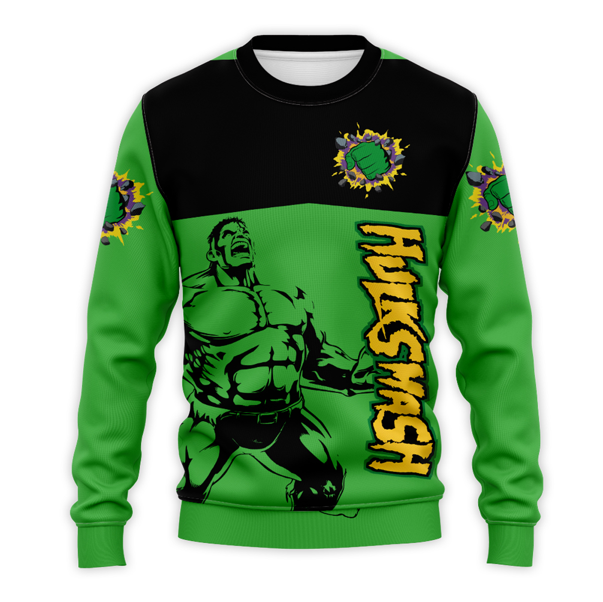 Marvel Hulk Symbol Green Sweatshirt – MensCompressionShirt