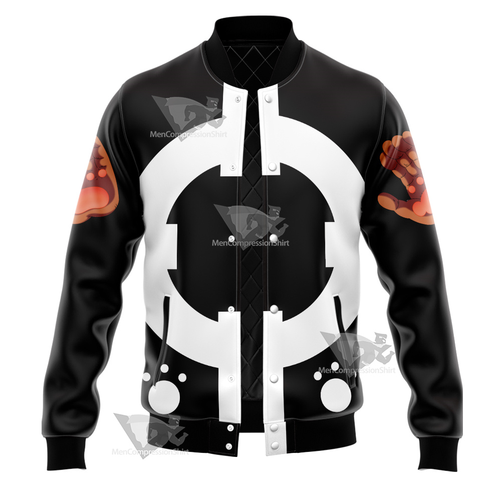 One Piece Bartholomew Kuma Varsity Jacket – MensCompressionShirt
