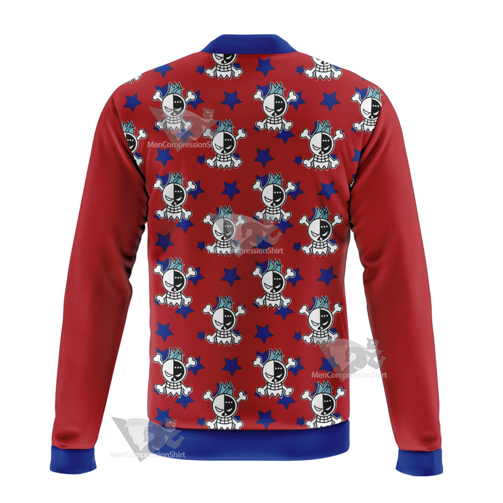 One Piece Franky Skull Flag Bomber Jacket – MensCompressionShirt