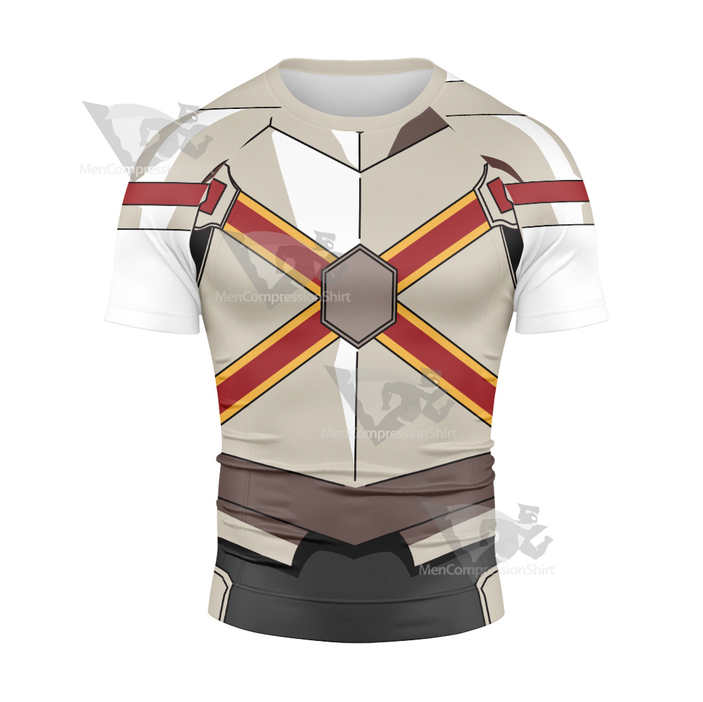 Overlord Gazef Stronoff Rash Guard Compression Shirt – MensCompressionShirt