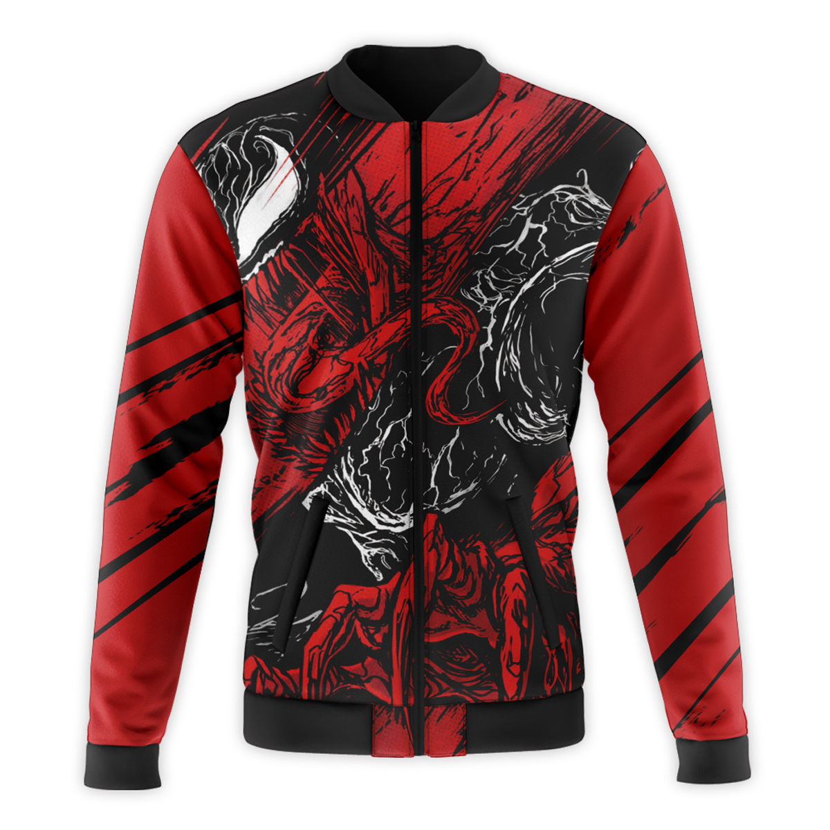Red Venom Bomber Jacket – MensCompressionShirt