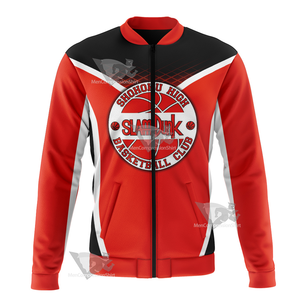 Slam Dunk Shohoku High Bomber Jacket – MensCompressionShirt