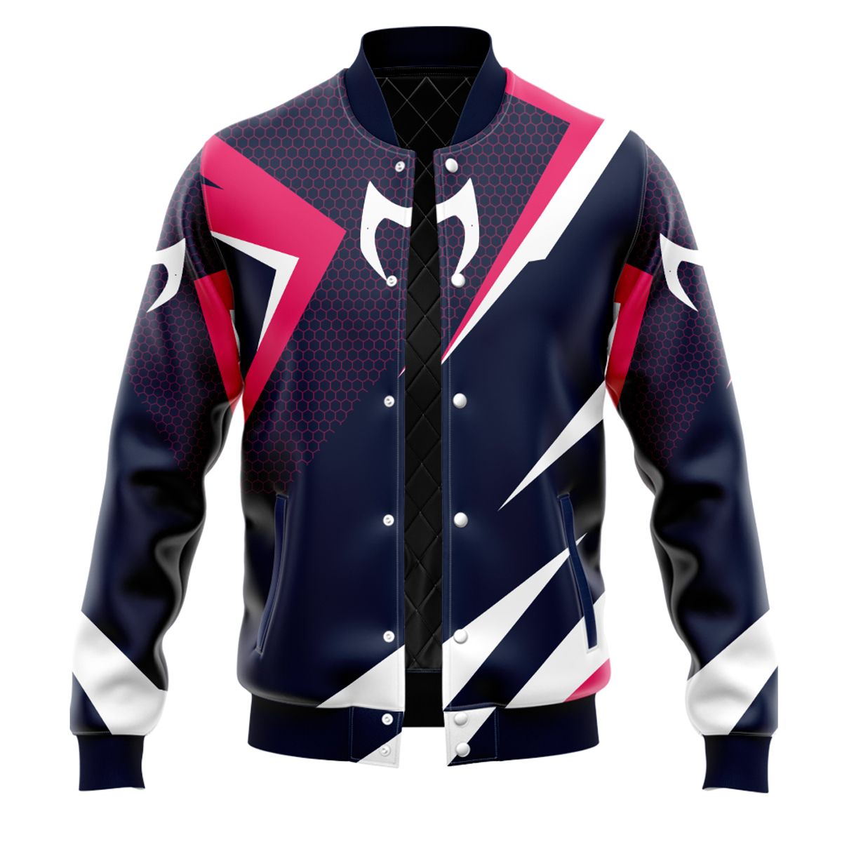Superhero Scarlet Witch Symbol Varsity Jacket – MensCompressionShirt