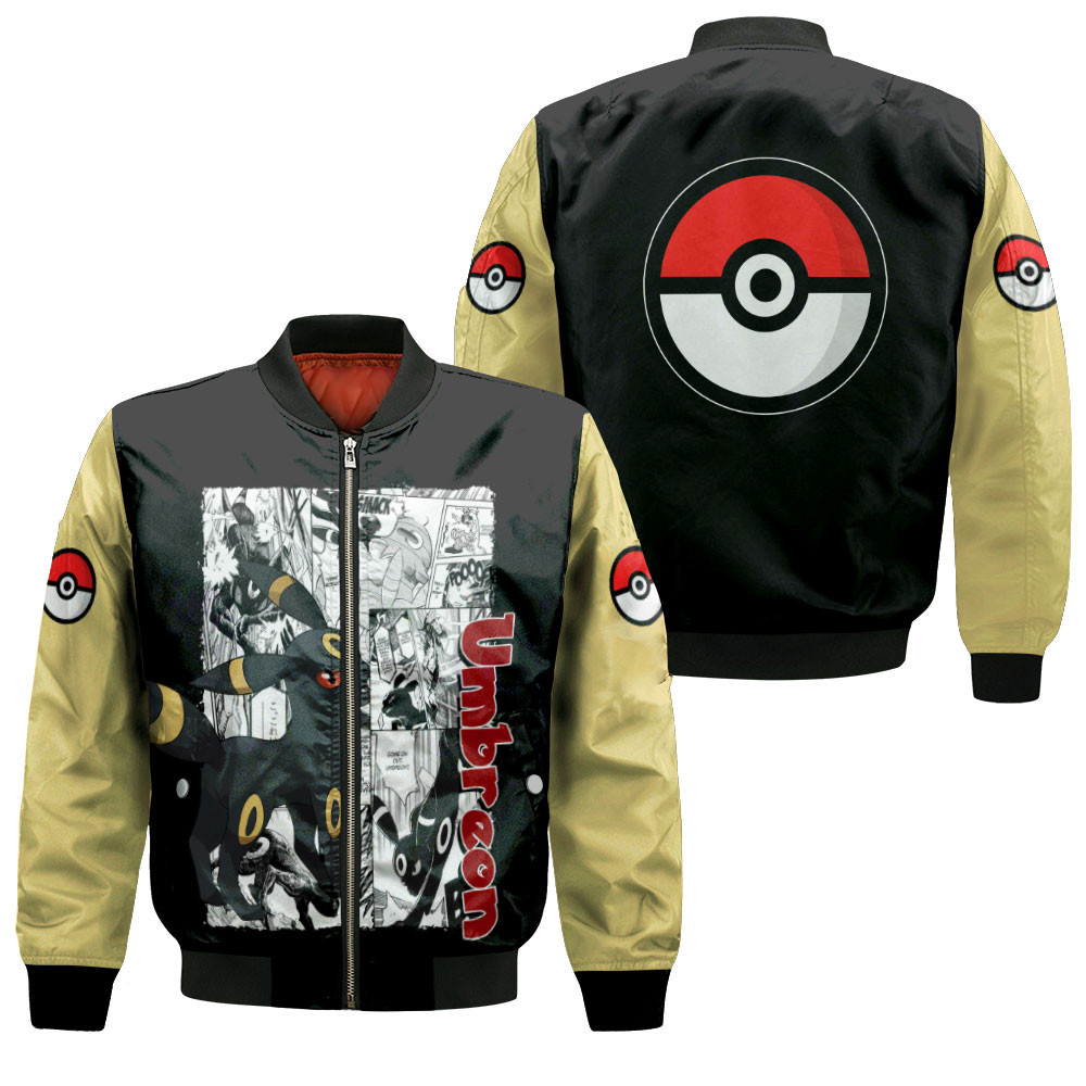 Umbreon Anime Bomber Jacket Mix Manga – MensCompressionShirt