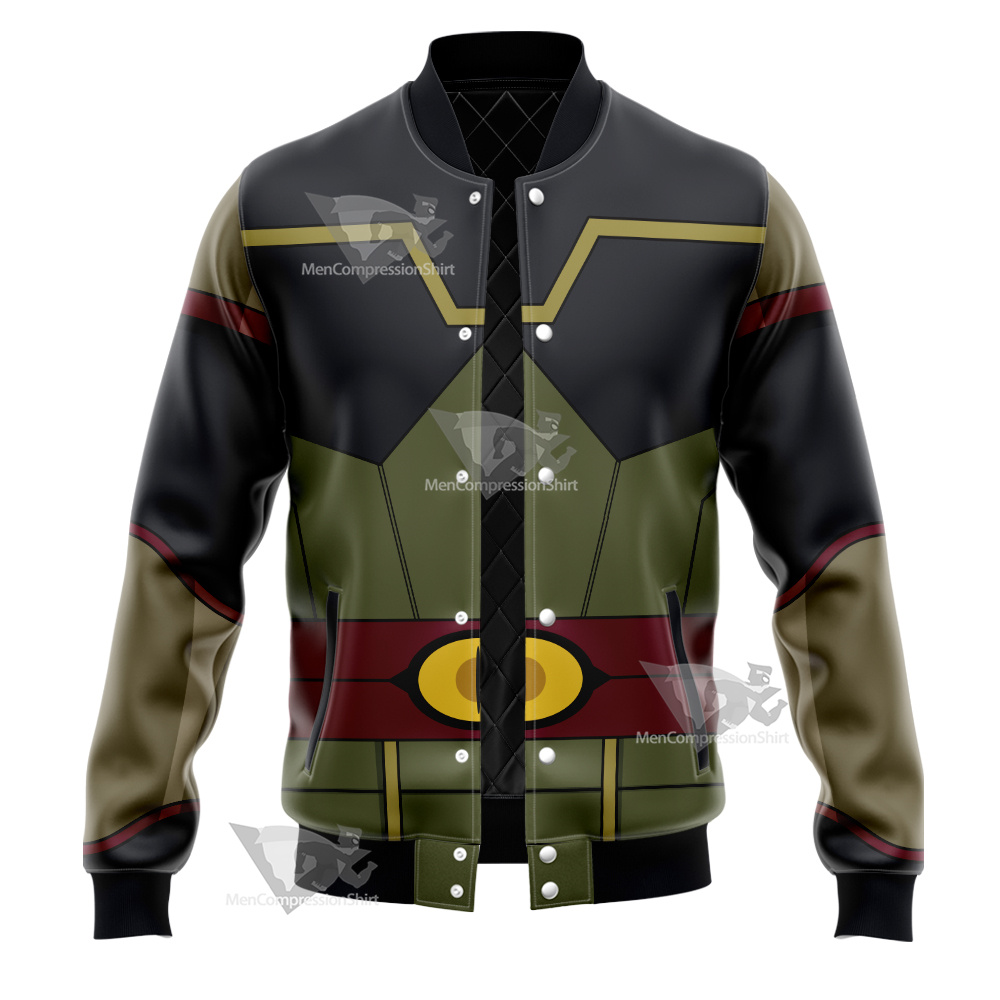 Xiaolin Showdown Chase Young Green Cosplay Varsity Jacket ...