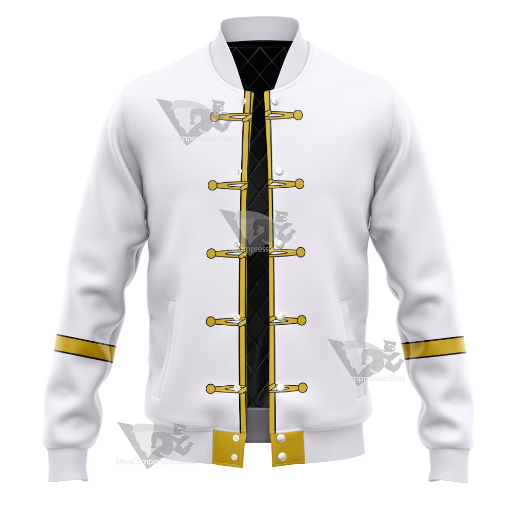 Zatch Bell Wonrei White Cosplay Varsity Jacket – MensCompressionShirt