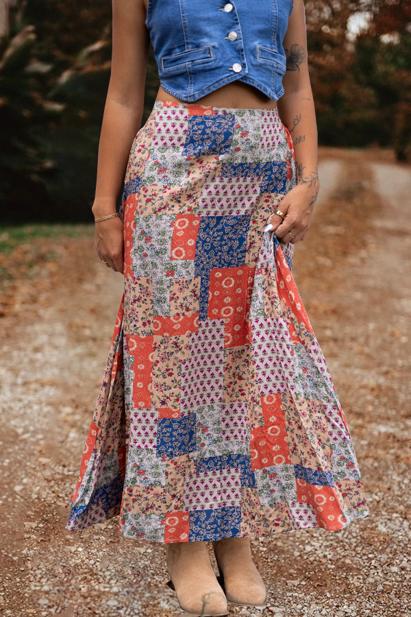 Patchwork Skirt – Lingofeels