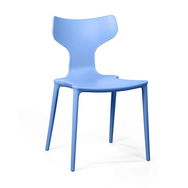 Light Blue Designer Plastic Chair