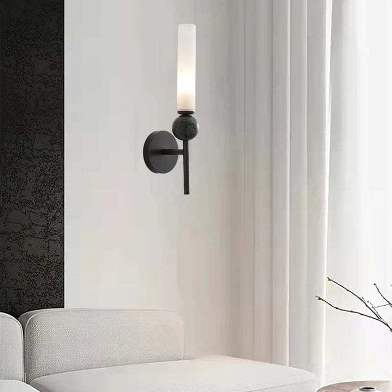 Homdiy Wall Light Fixtures Luxury Modern Wall Lamp Natural Marble ...