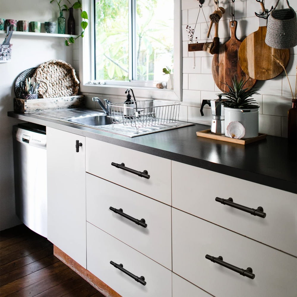 Black cabinet handles store