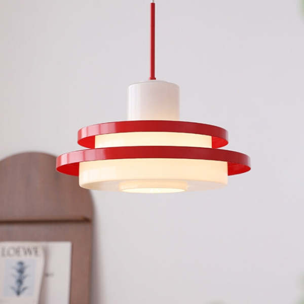 Homdiy Pendant Light Middle Century Bauhaus Equator Glass Hanging lamps ...
