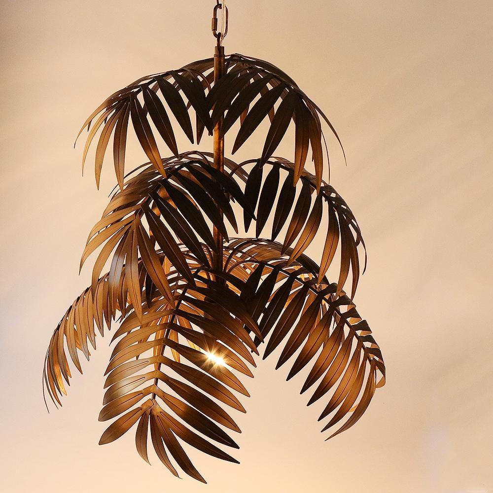 Homdiy Vintage Loft Coconut Tree Semi Flush Ceiling Light For Living ...