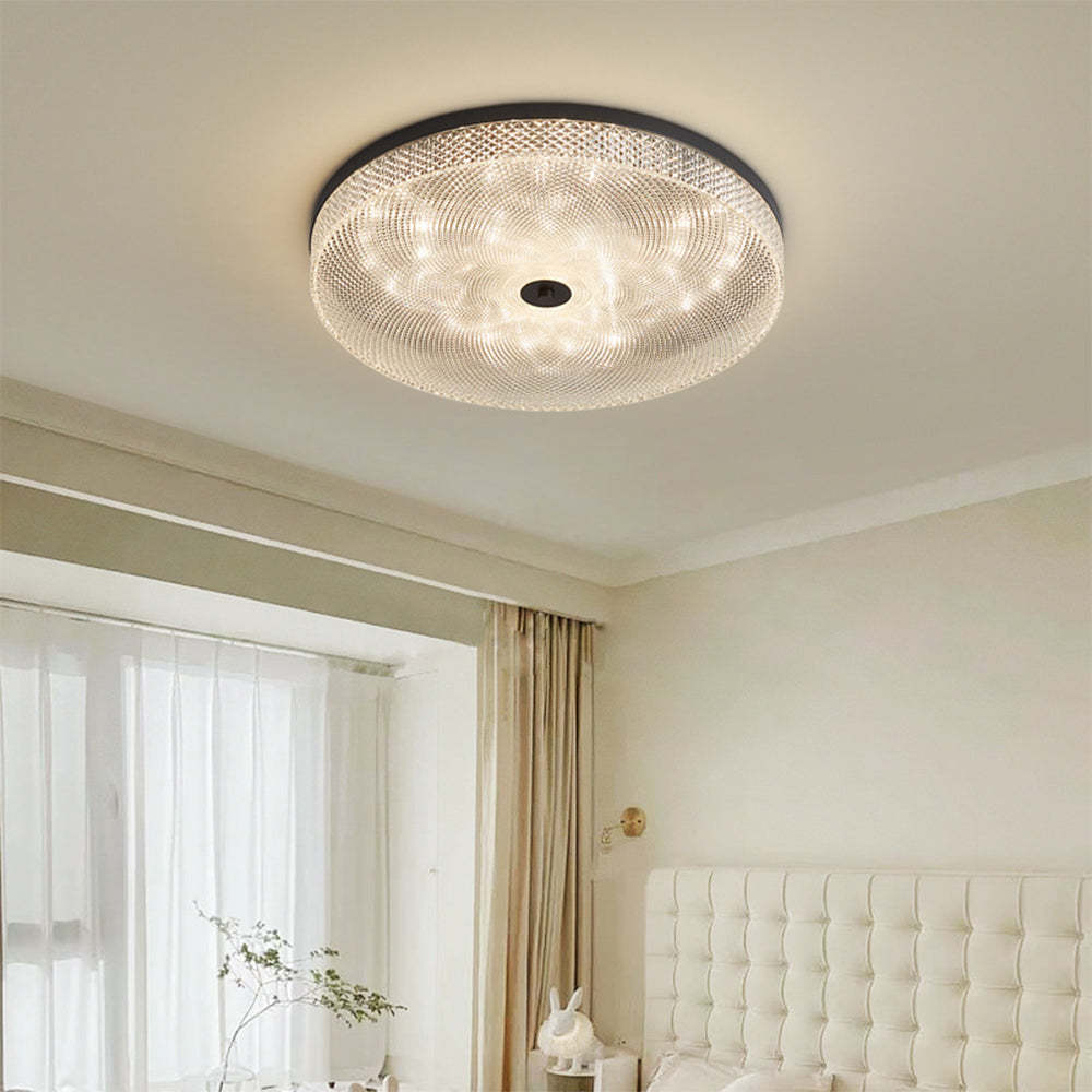 Homdiy Light Luxury Bedroom Ceiling Lamp Crystal Ceiling Light Fixture ...