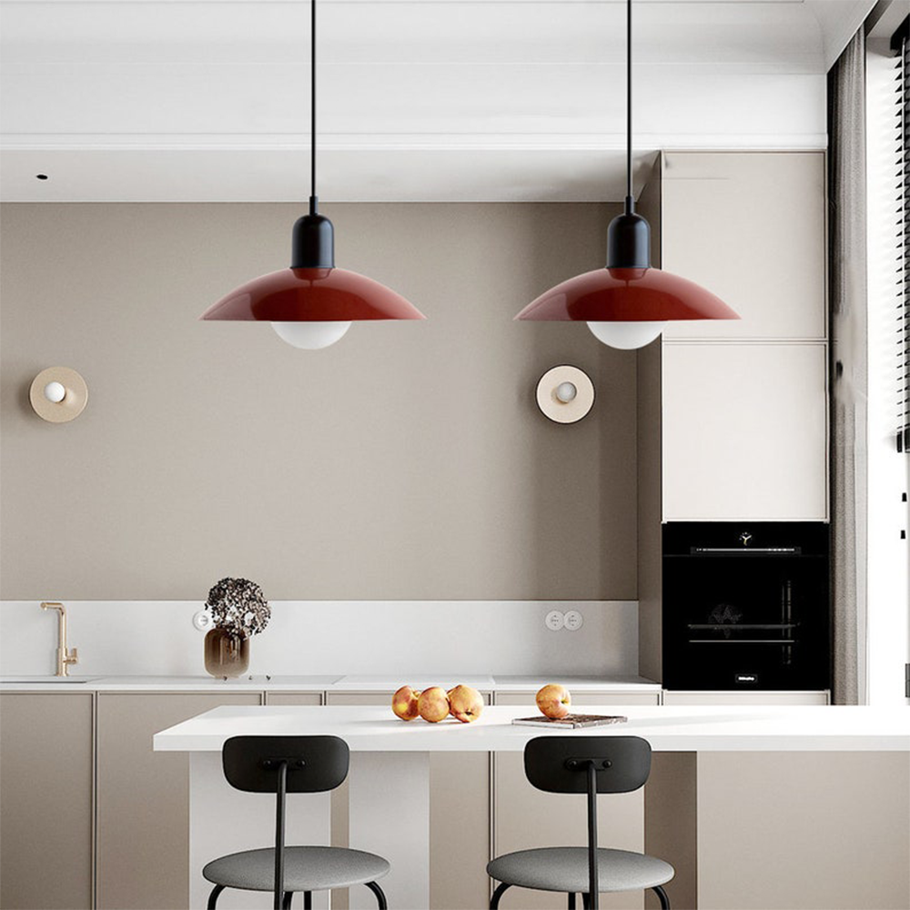 Bauhaus Metal Pendant Light | Macaron Pendant Lighting for Kitchen ...