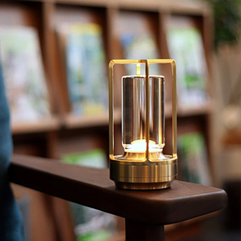 Homdiy Table Light Crystal Table Lamp Gold Table Light Fxitures ...