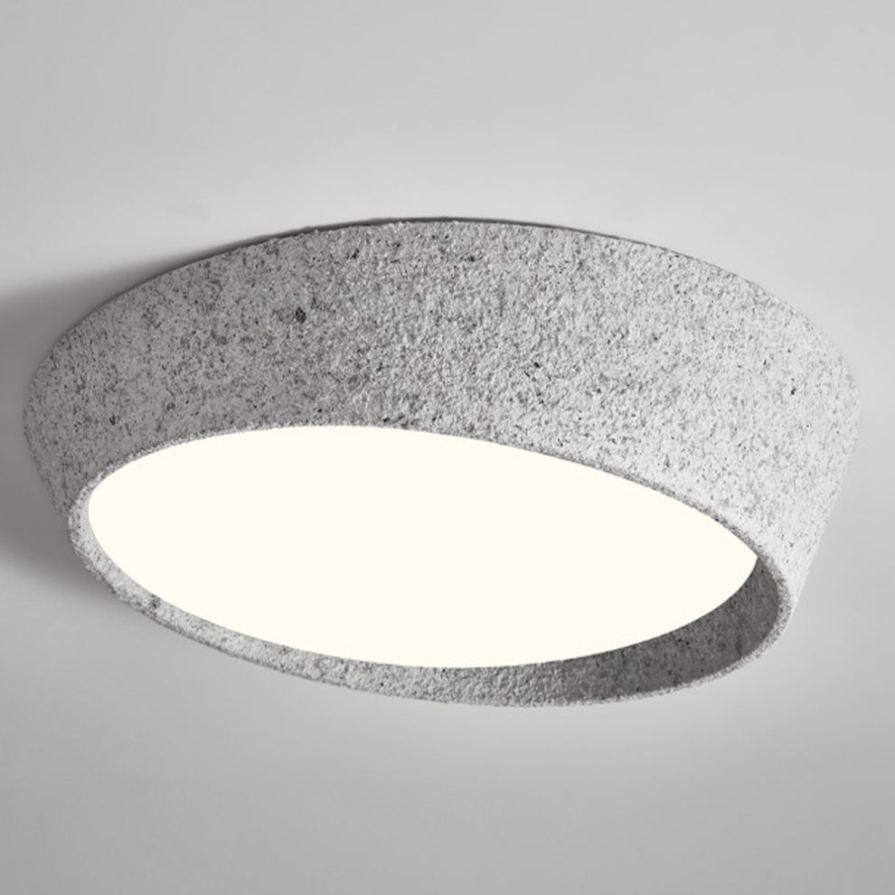 Homdiy Ceiling Light Wabi Sabi Half Moon Shaped Flush Ceiling Light For ...