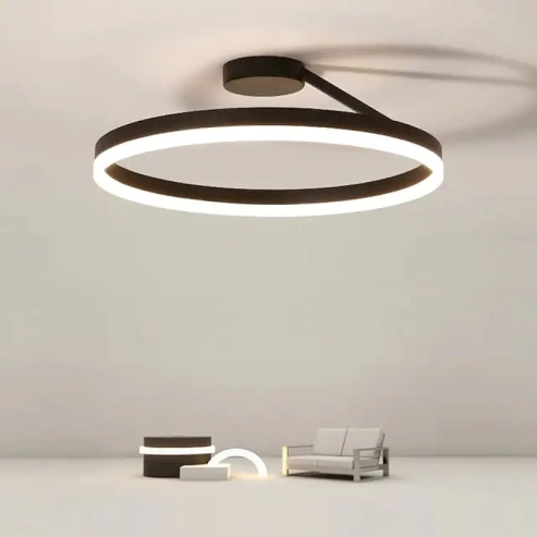 Homdiy Ceiling Light Circle Acrylic LED Ceiling Lights For Living Room ...