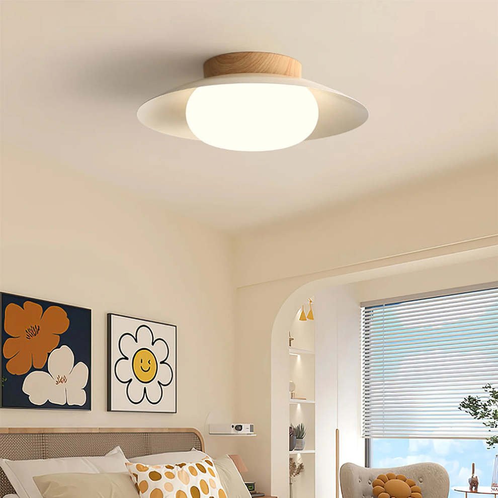 Homdiy Ceiling Lights Acrylic Round Hallway Semi Flush Mount Ceiling ...