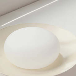 Homdiy Ceiling Lights Acrylic Round Hallway Semi Flush Mount Ceiling ...