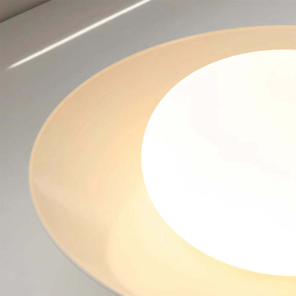 Homdiy Ceiling Lights Acrylic Round Hallway Semi Flush Mount Ceiling ...