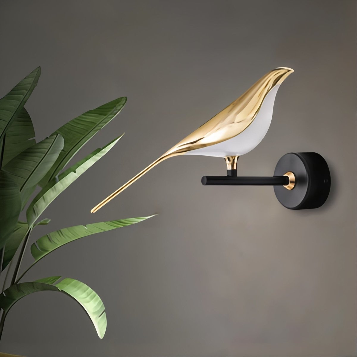 Homdiy Creative Designer Acrylic Bird Wall Lamp Home Decor Wall Sconces ...