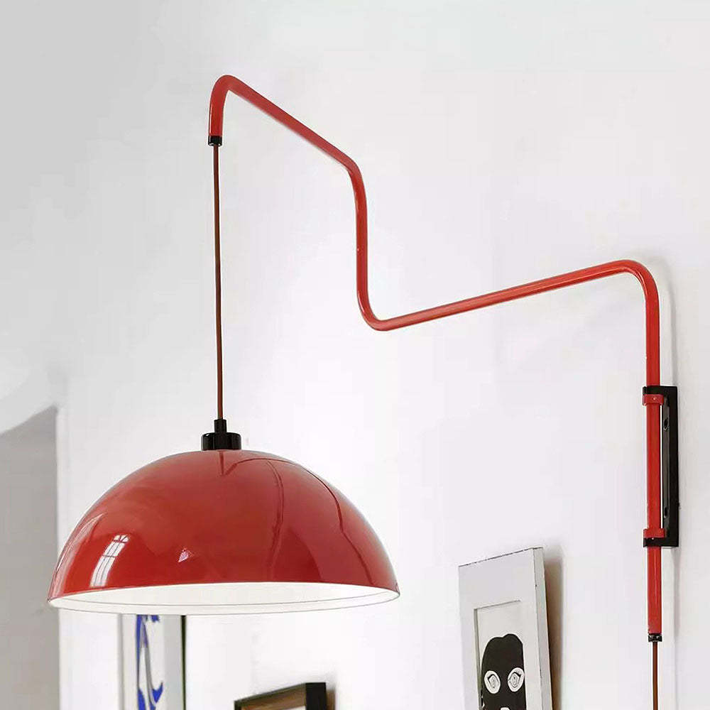 Homdiy Wall Light Nordic Geometry Red Aluminum Wall Light Fixture For ...