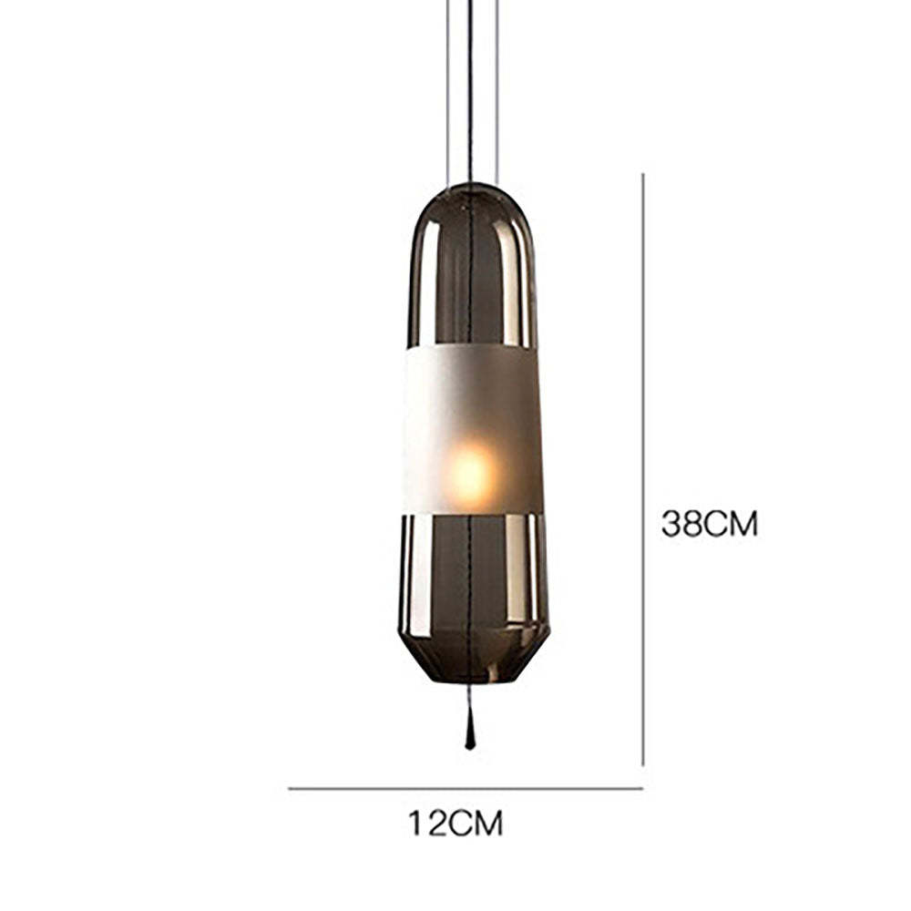 Homdiy Creative Capsule Glass Pendant Light Designer Bedside Pendant ...