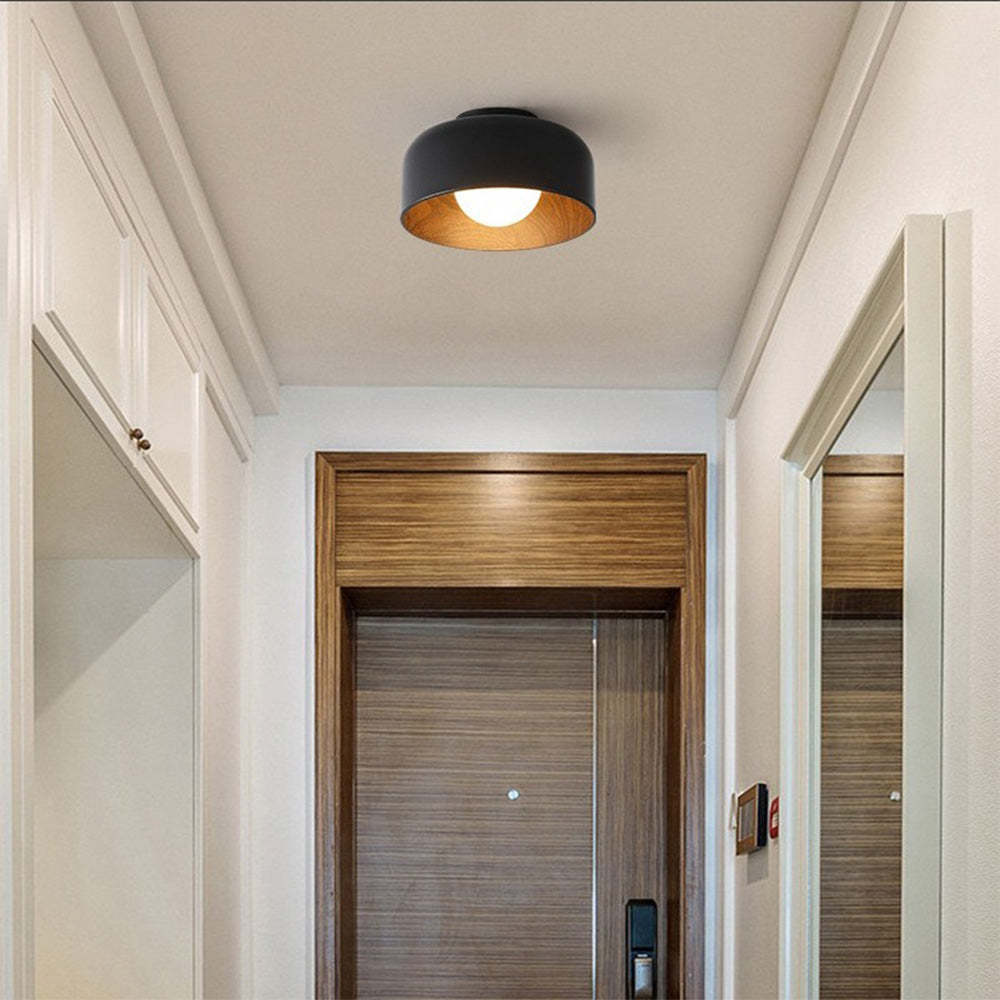Homdiy Ceiling Lamp Modern Bowl Semi-Flush Mount Ceiling Lamp Balcony ...