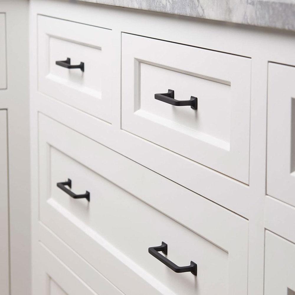 30 Pack Black Dresser Drawer Pulls Vintage Square Cabinet Handles