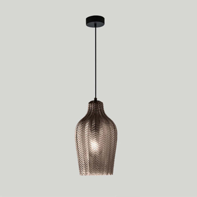 Homdiy Pendant Light Nordic Wavy Glass Pendant Light For Kitchen Island ...