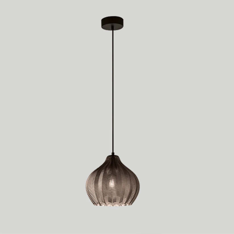 Homdiy Pendant Light Nordic Wavy Glass Pendant Light For Kitchen Island ...