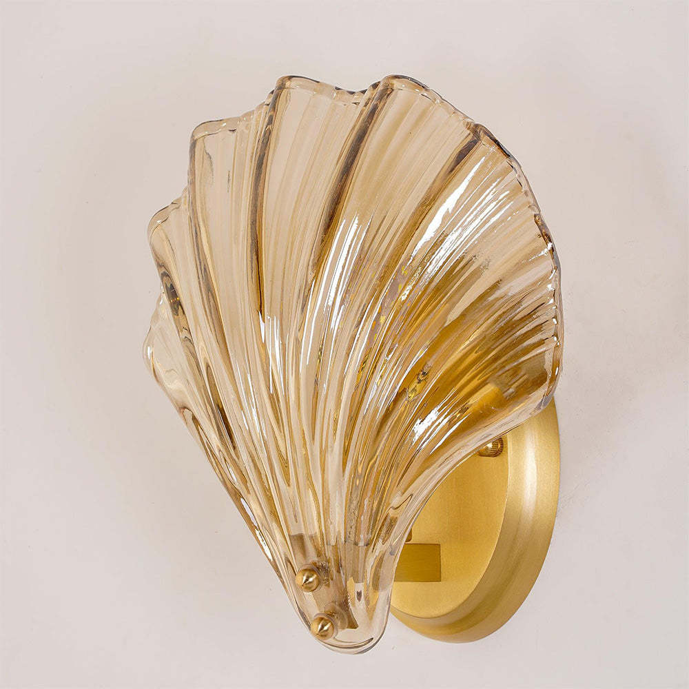 Homdiy Vintage Creative Sea Shell Wall Light Modern Creative Aisle Wall ...
