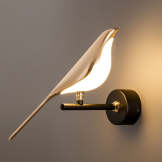 Homdiy Creative Designer Acrylic Bird Wall Lamp Home Decor Wall Sconces ...