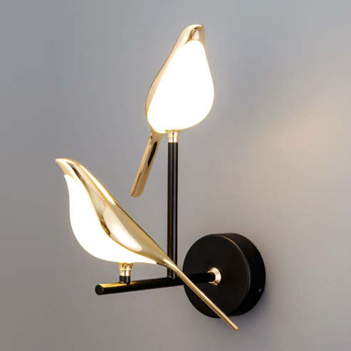 Homdiy Creative Designer Acrylic Bird Wall Lamp Home Decor Wall Sconces ...