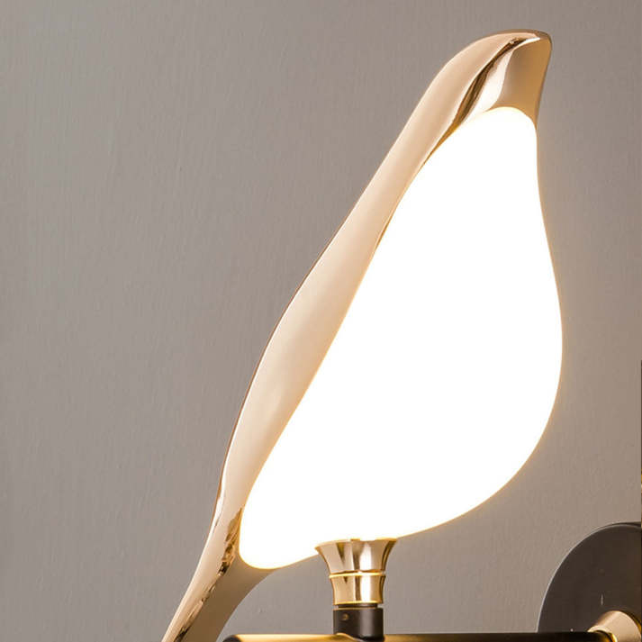 Homdiy Creative Designer Acrylic Bird Wall Lamp Home Decor Wall Sconces ...