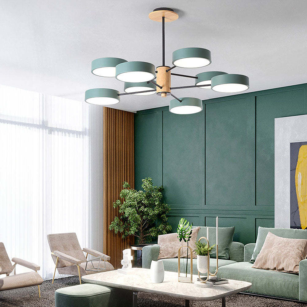 Homdiy Ceiling Pendant Multi Bulbs Large Modern LED Bedroom Pendant ...