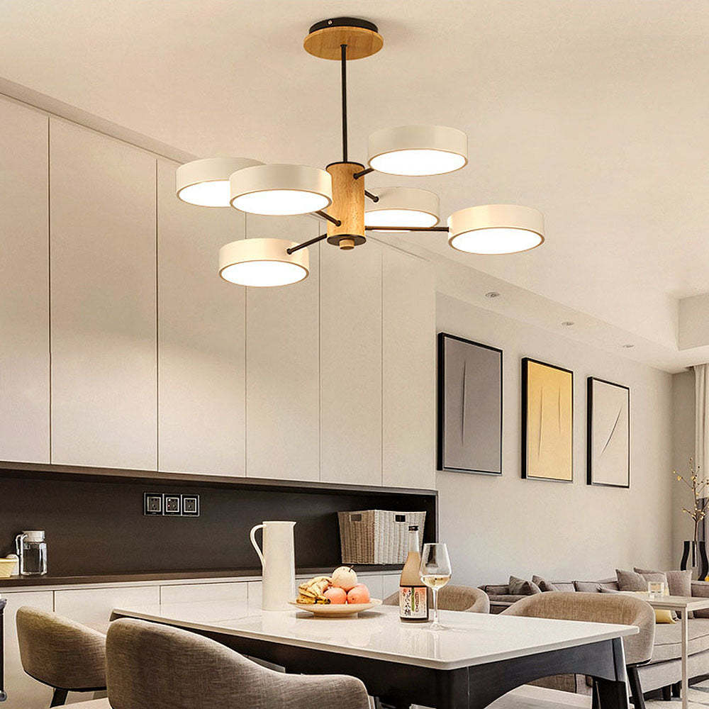Homdiy Ceiling Pendant Multi Bulbs Large Modern LED Bedroom Pendant ...