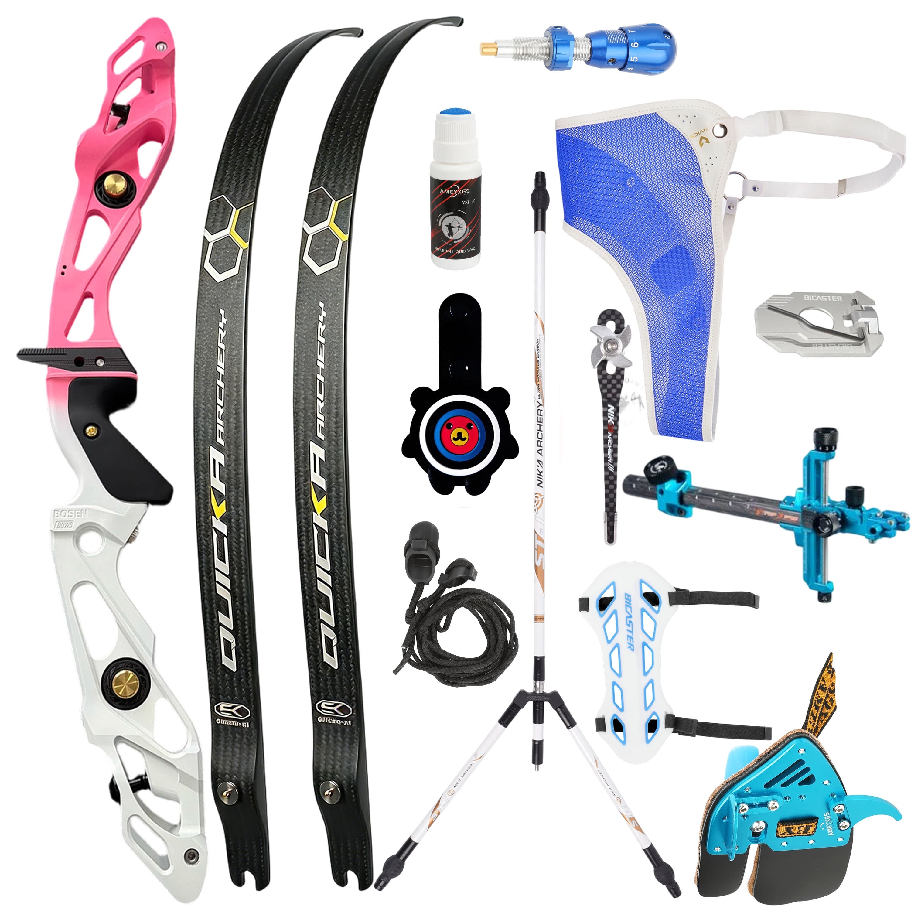 BOSEN 18-50lbs Recurve Bow Kit Takedown Archery Set for Beginners ...