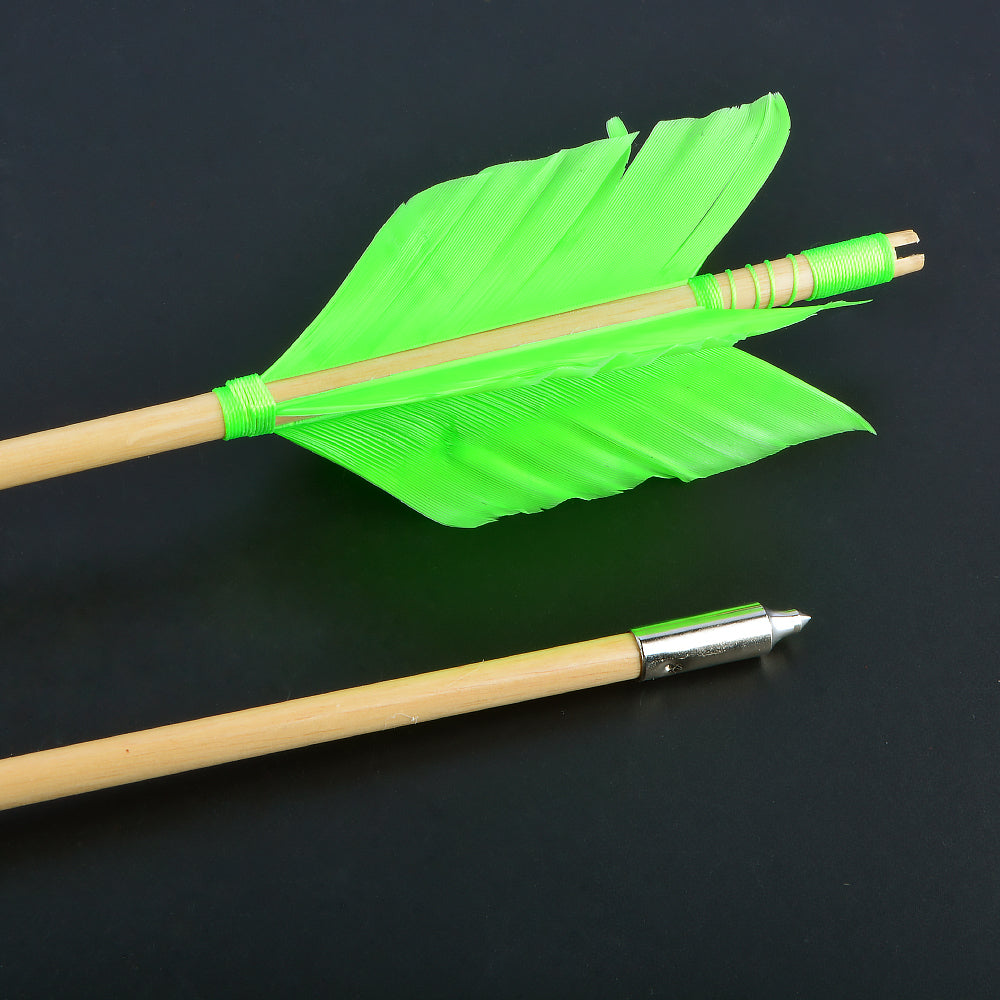 DIY Wooden Arrows Flu Flu Archery Tradition