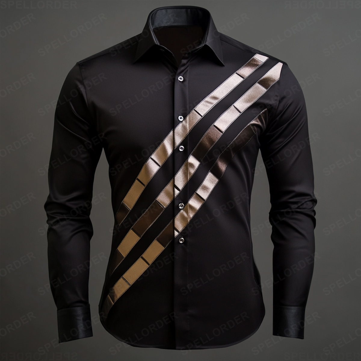 Luxury Business Leisure Shirt with High Elastic Comfort Anti-Wrinkle Style