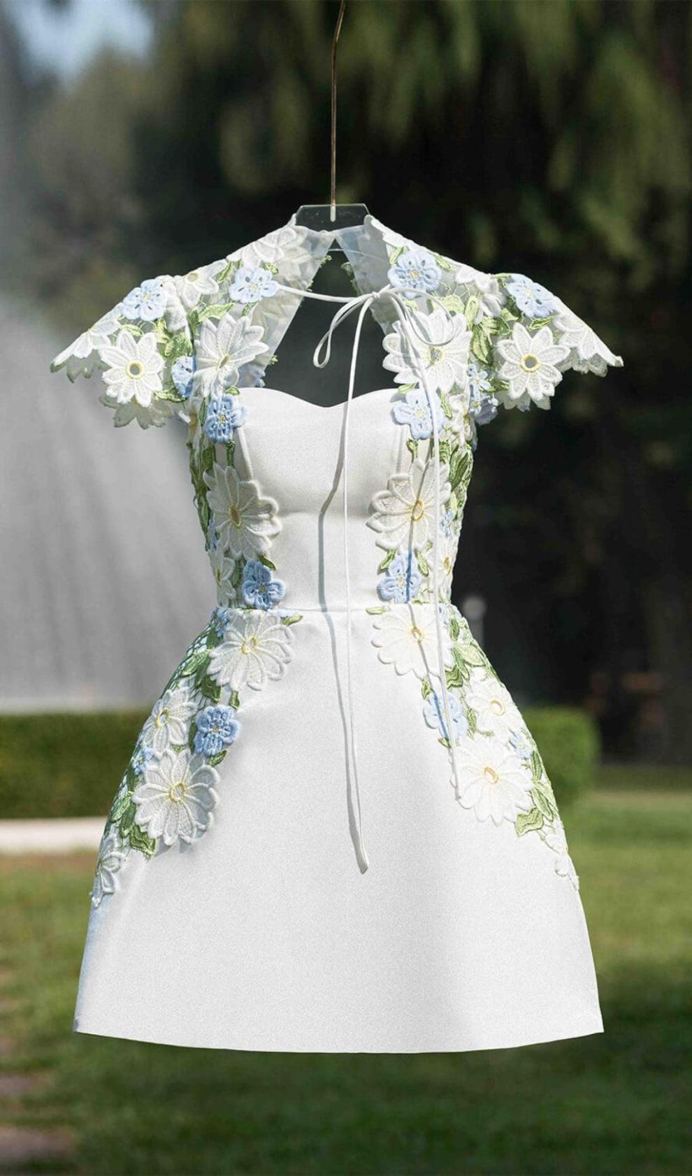 A-LINE SHORT SLEEVED TAFFETA MINI DRESS – Artofcb